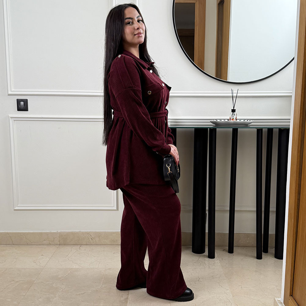 Ensemble en velours
